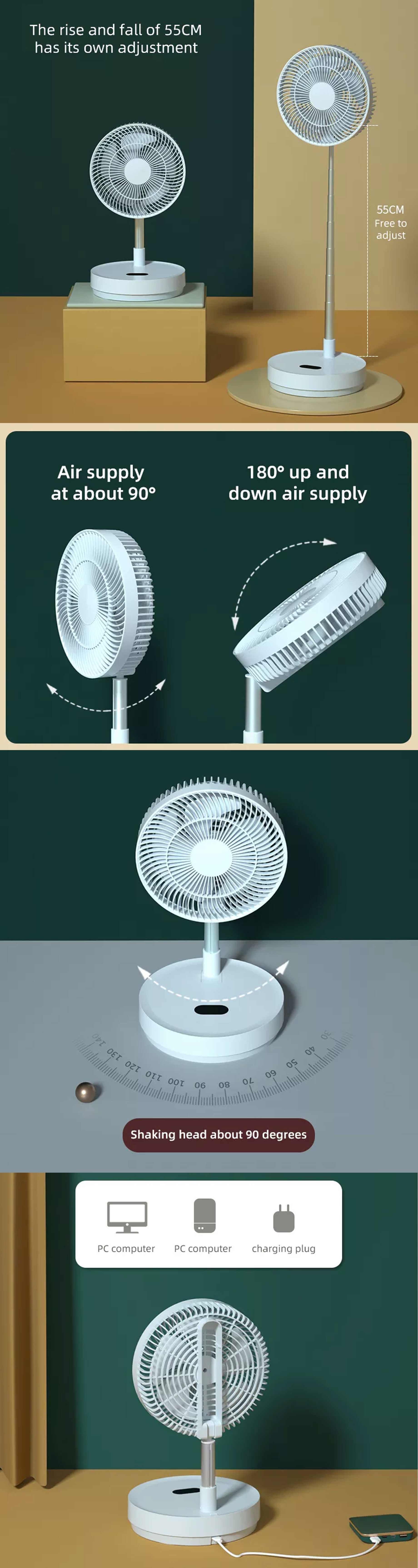 Bulk Buy China Wholesale Low Price Cordless Bldc Stand Fan Wireless ...