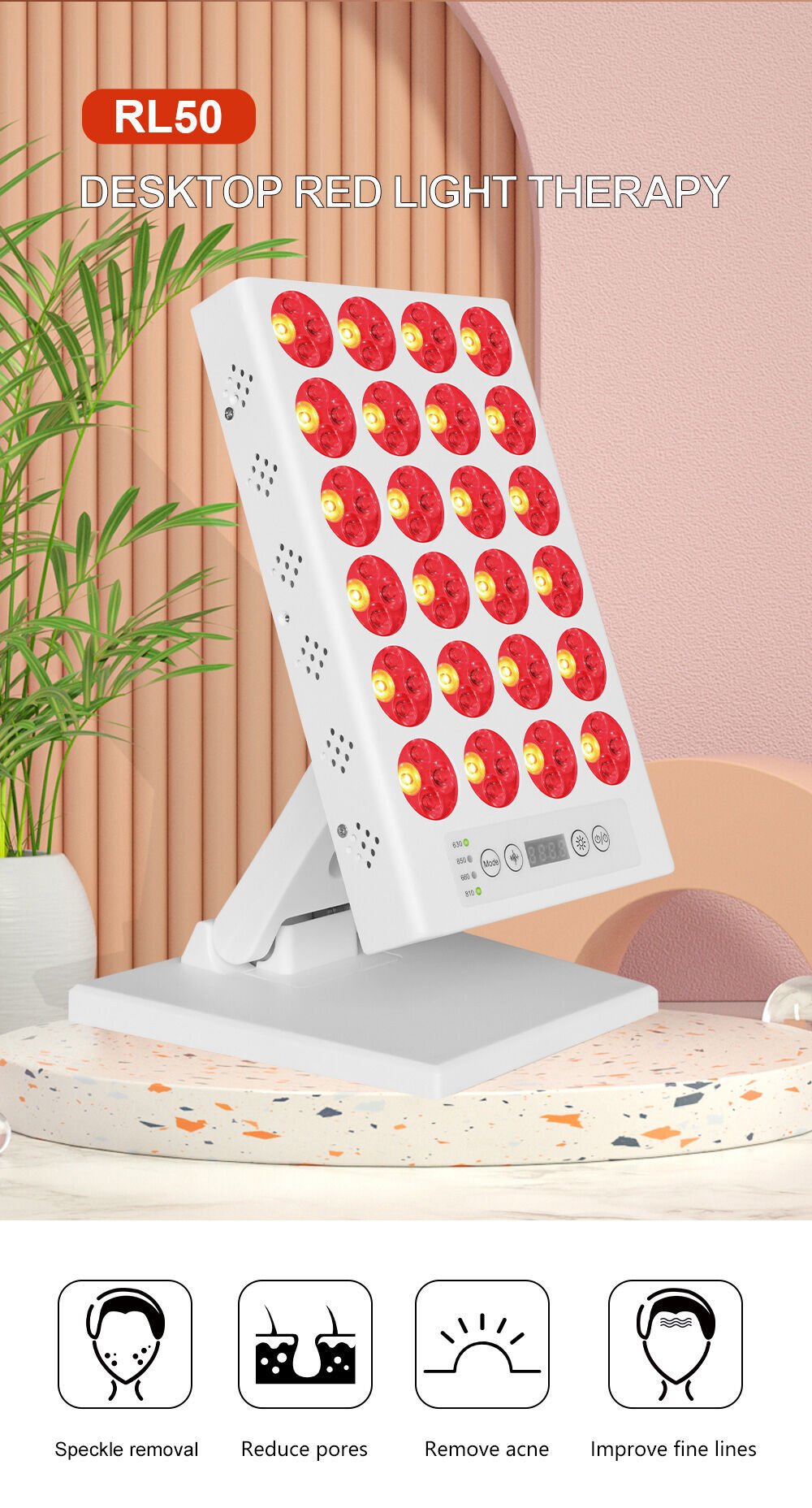 Factory Wholesale In E-commerce Panel Rl50 Therapy Panel Led Therapy ...