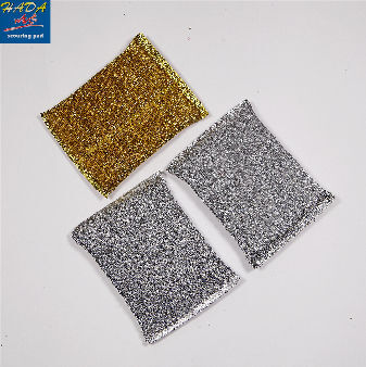 Buy China Wholesale Mesh Sponge Silver Golden Foam Scouring Pad Sponge ...
