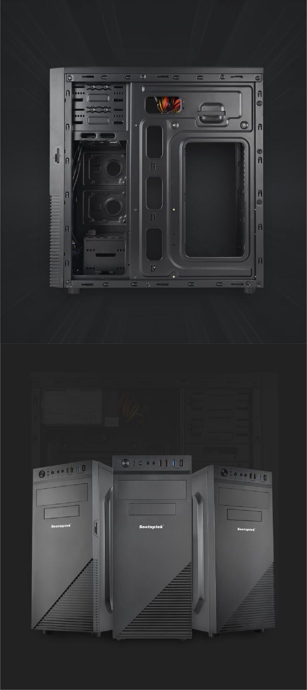 Buy Wholesale China Cheapest Office Micro Atx Computer Case Pc Case ...