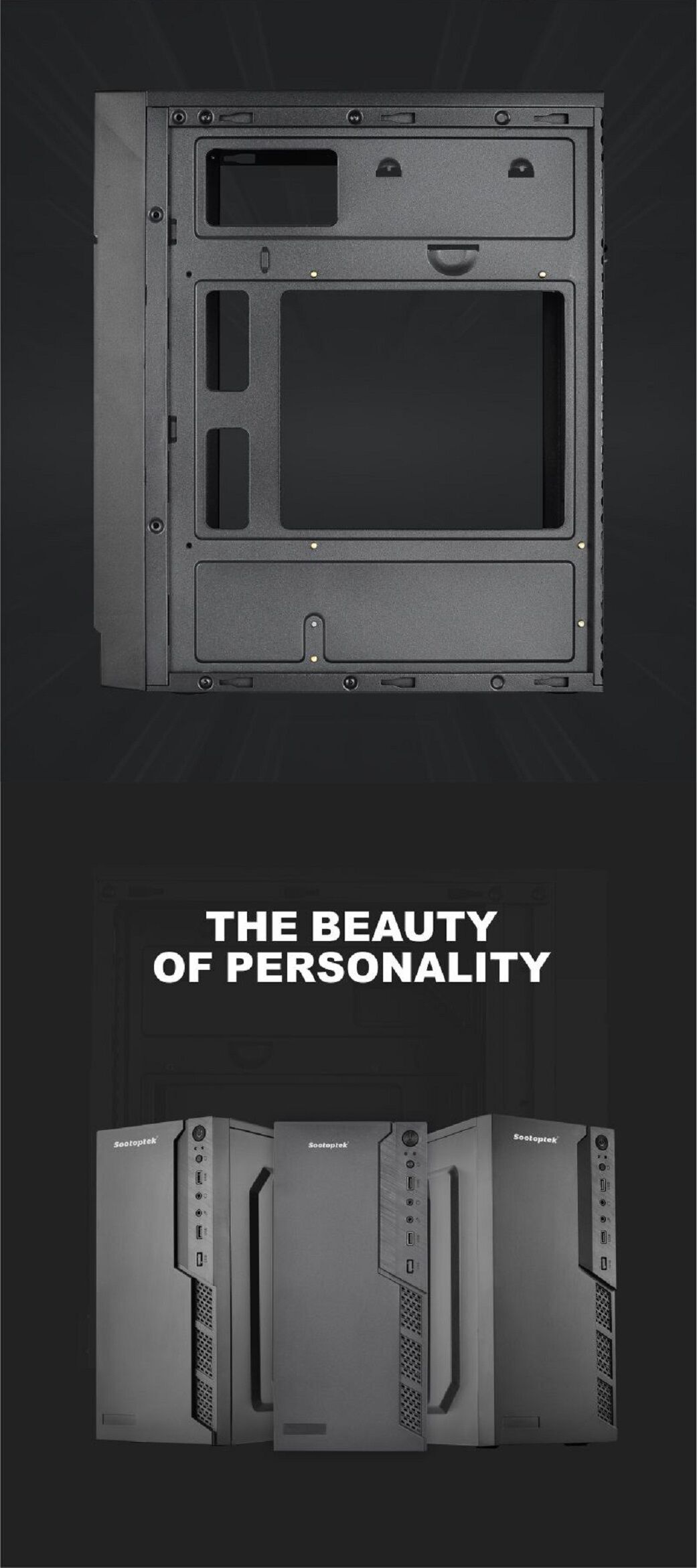 Buy Wholesale China Factory Supply Pc Case Micro Atx Computer Case With ...