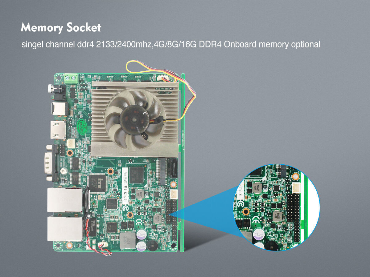 3.5inch I3/i5/i7 Series Processors 4g/8g/16g Ddr4 Onboard Memory In-tel ...