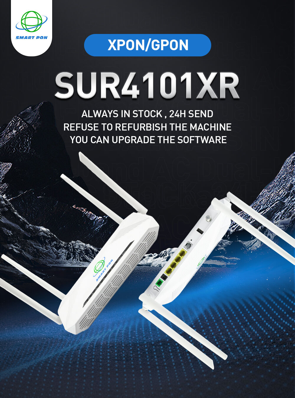 Buy Wholesale China Shenzhen Manufacturer Xpon Ac Epon Onu Wifi Tv Dual ...