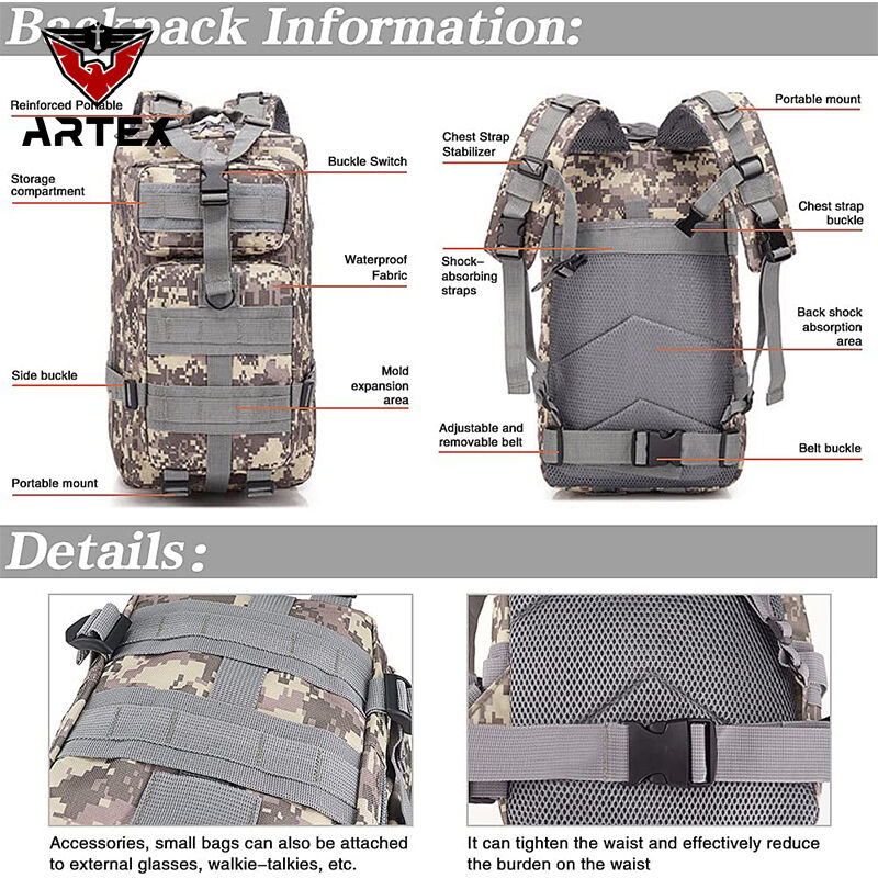 Buy Wholesale China Customized Tactical Backpack For Men - Small Army ...