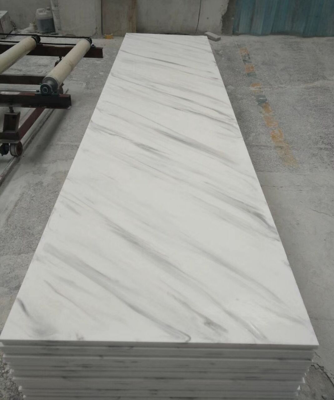 Buy Wholesale China 6-30mm Big Slab Kitchen Countertop Tops Artificial Sintered Stone White ...