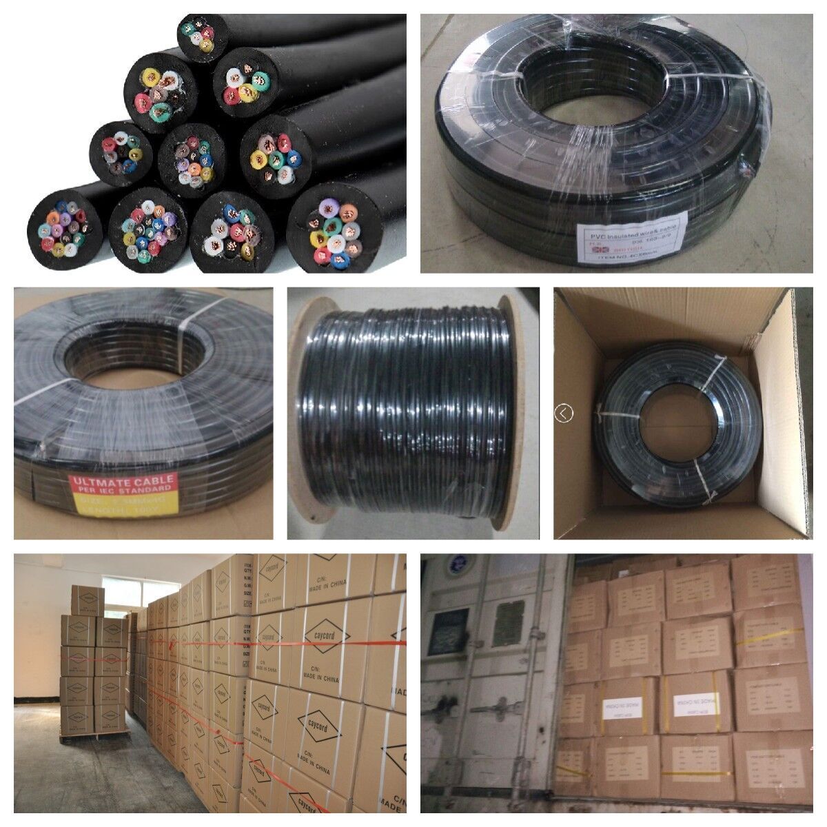 Buy Wholesale China Black Electrical Cable H05vv-f 0.75mm 1mm 1.5mm ...