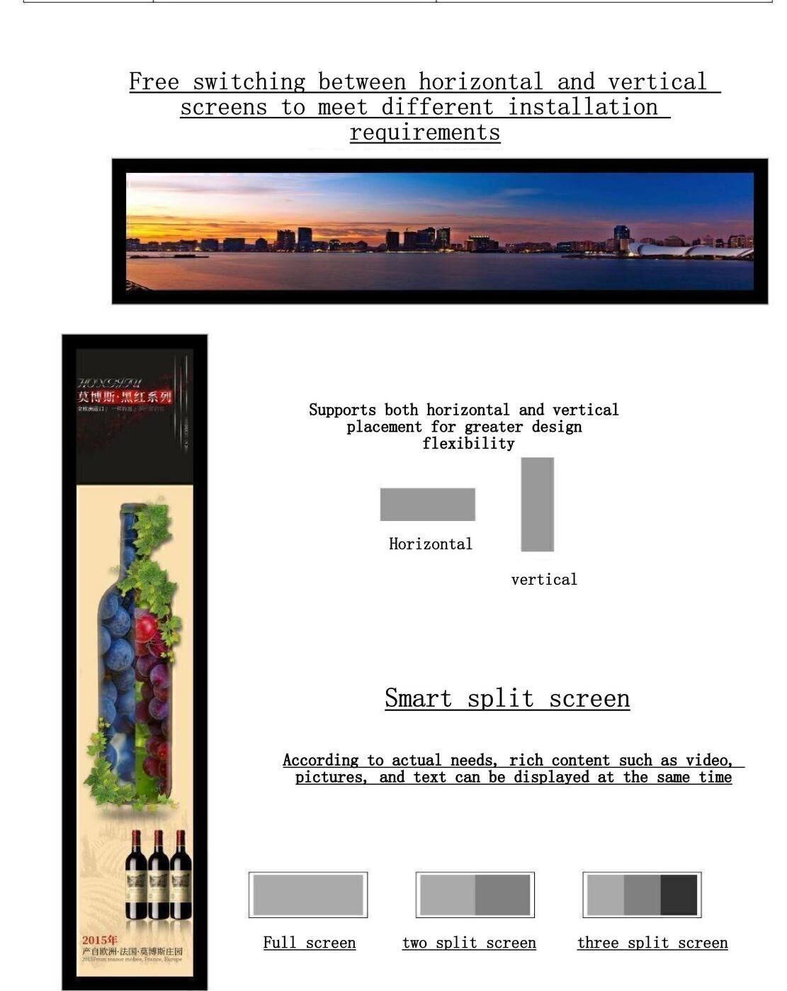 Buy Wholesale China 24 43 Inch Android Os Supermarket Shelf Advertising ...