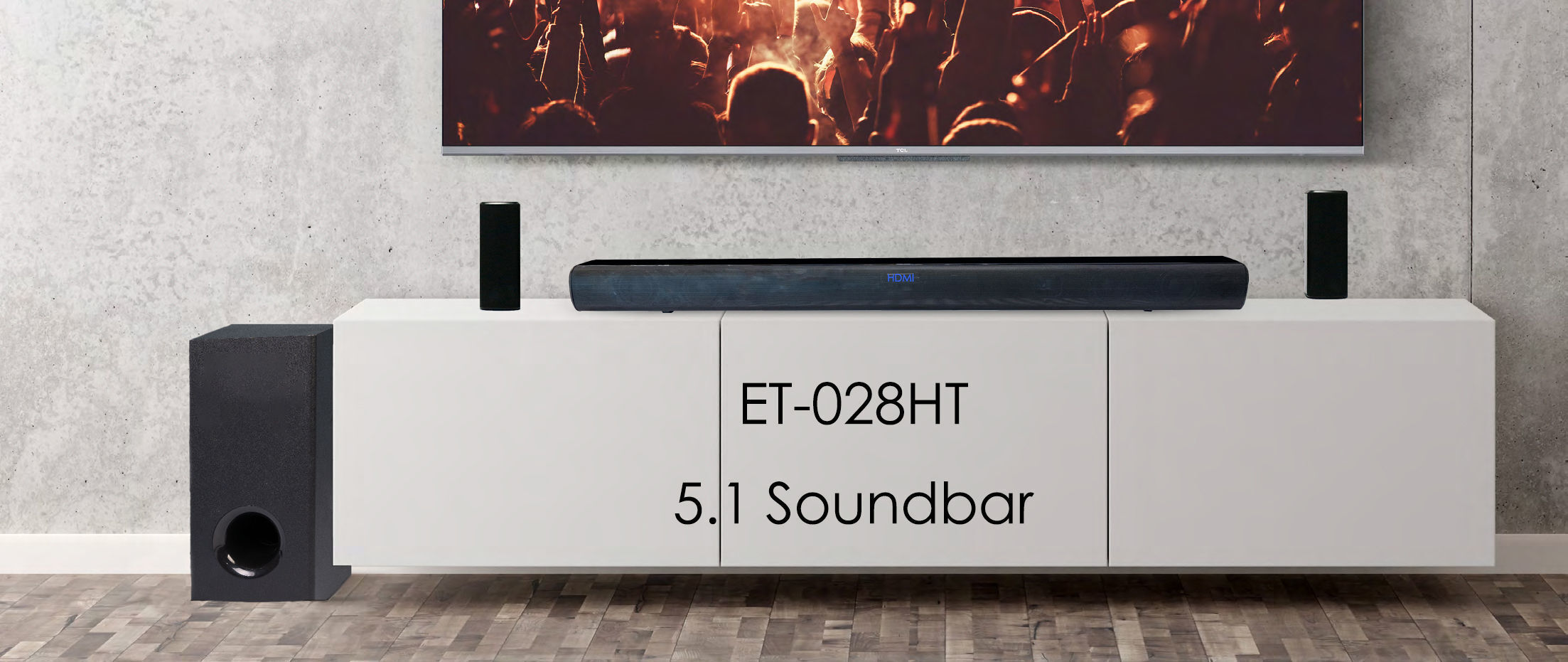 Buy Wholesale China High Sound Quality Sound Bar With Subwoofer 125w 5. ...