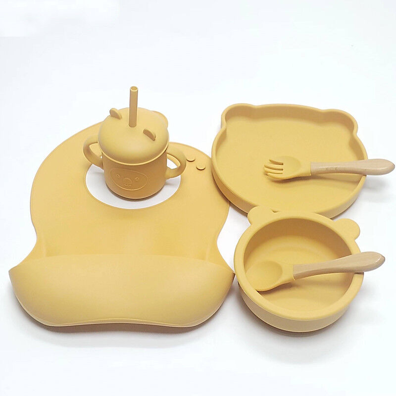 Buy Wholesale China Baby Feeding Dish Set Food Grade Silicone Soft ...