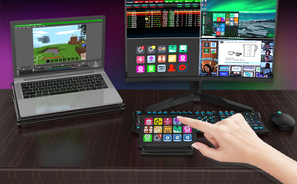 Buy Wholesale China 15 Lcd Keyboards Smart Home Stream Dock Customized ...