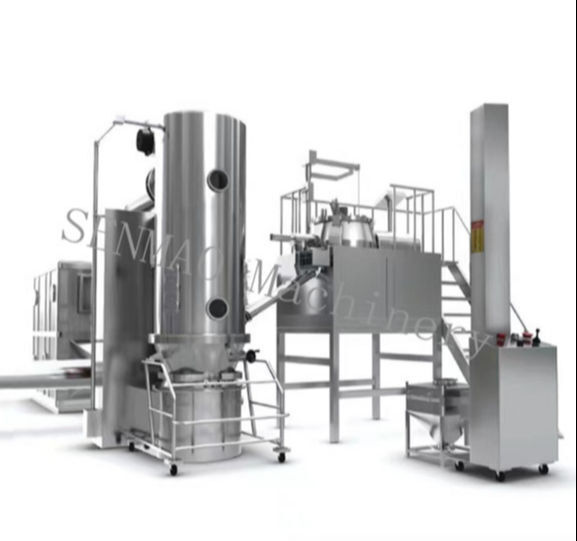 Glucose , Vitamin D Granulation Coating Production Line - Expore China ...