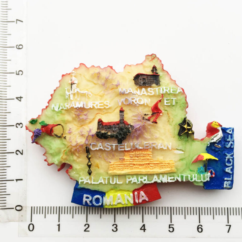 Buy Wholesale China High Quality Custom Romanian Map Tourist Souvenir ...