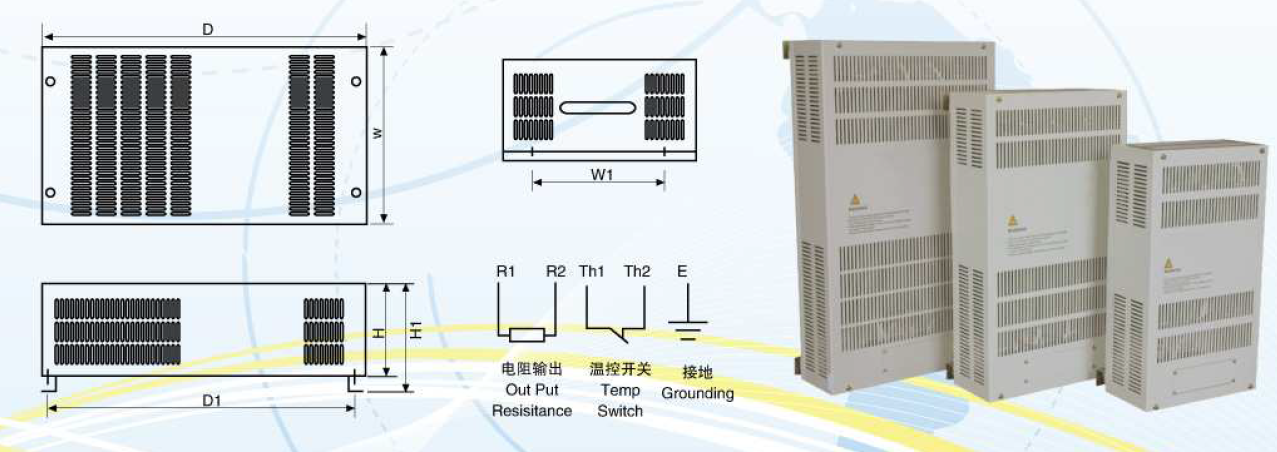 Buy Wholesale China Elevator Braking Resistor Box 5000w & Bralomg ...