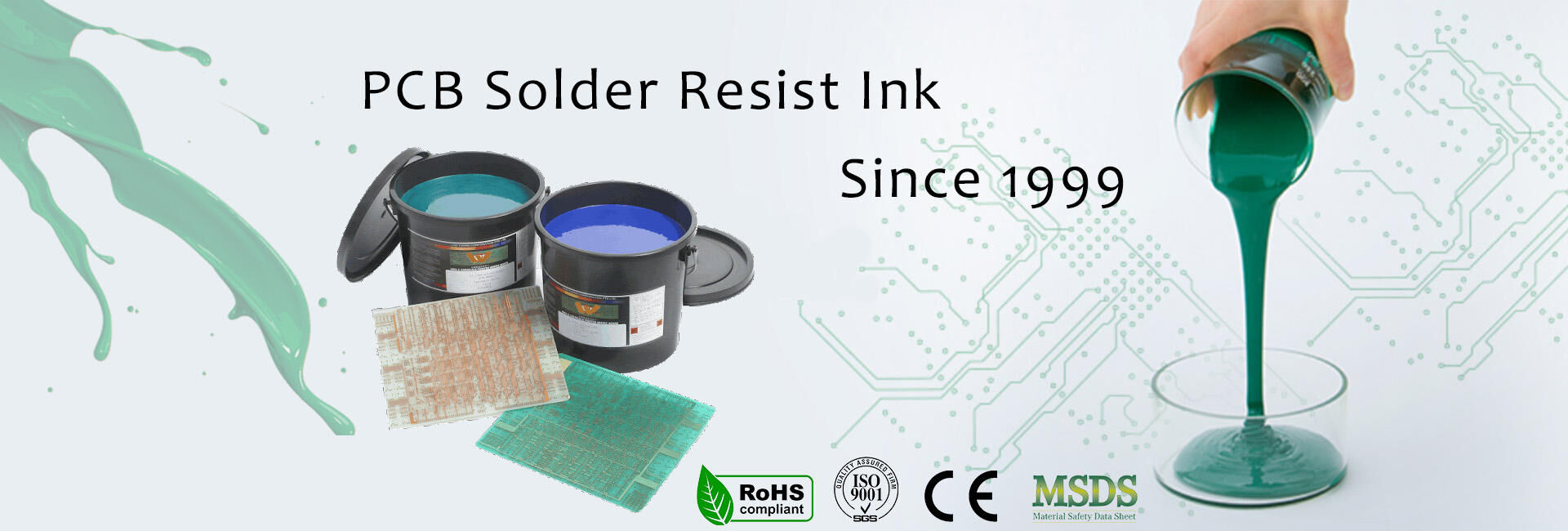 Bulk Buy China Wholesale Uv Green Solder Masking Ink Etching Ink For ...