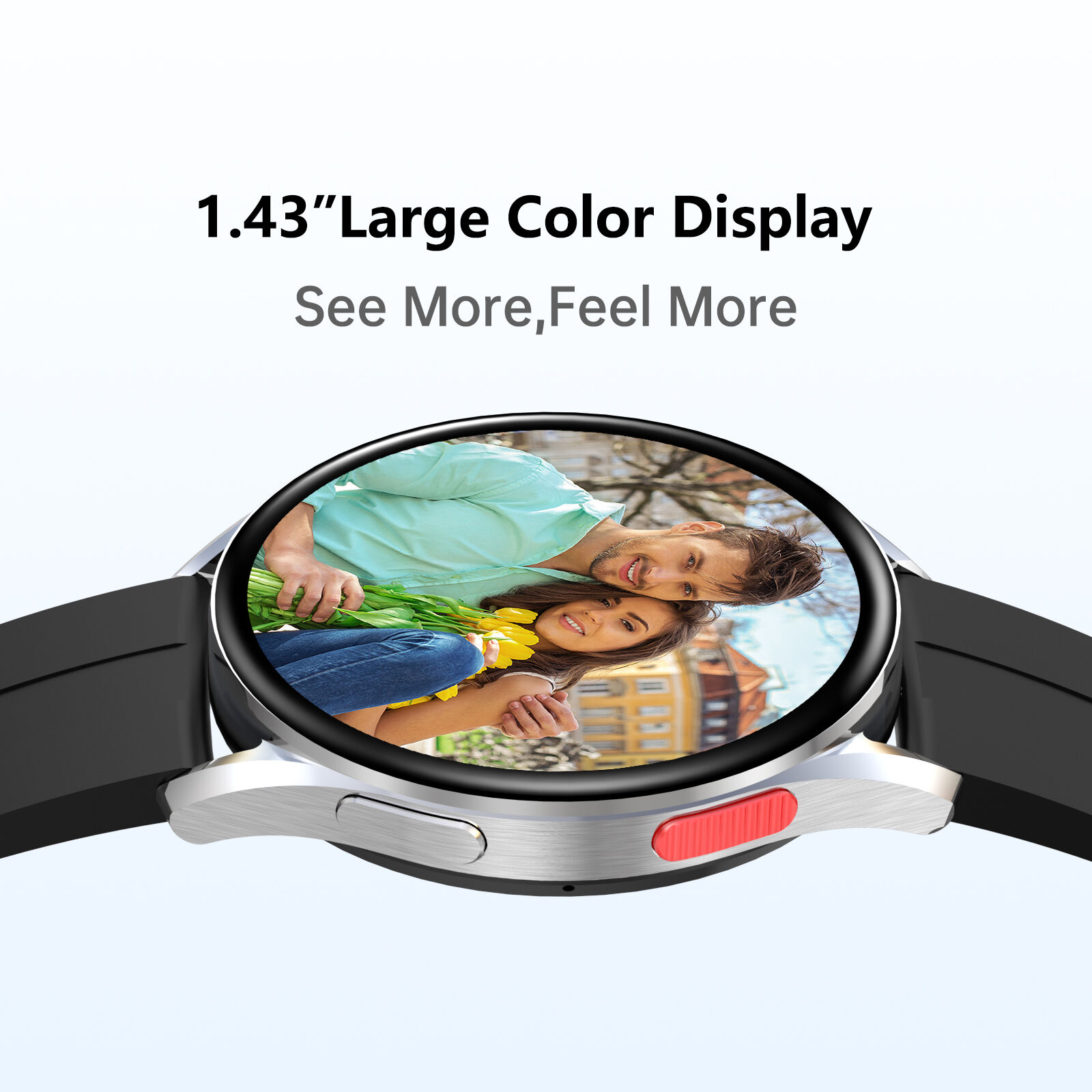 Buy Wholesale China Round Smart Watch Men Full Touch Dial Call Fitness ...