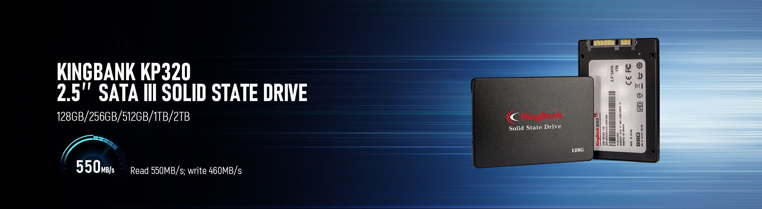 Kingbank Ssd 2.5'' Sata3 Ssd 128/256/512gb 1tb/2tb Internal Solid State Drive For Laptops ...