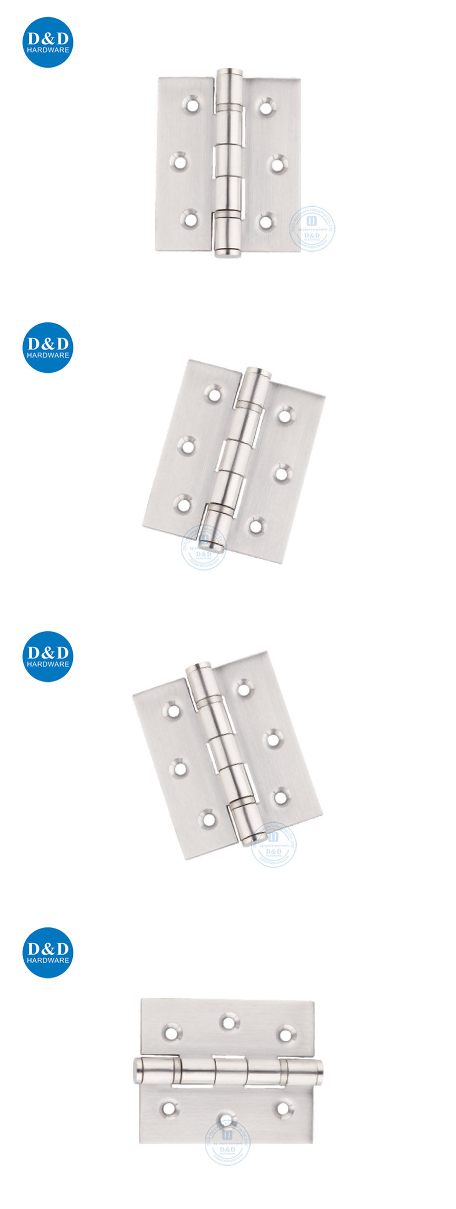 New Design 3 X 2 Stainless Steel 2 Ball Bearing Flat Tip And Loose Pin ...