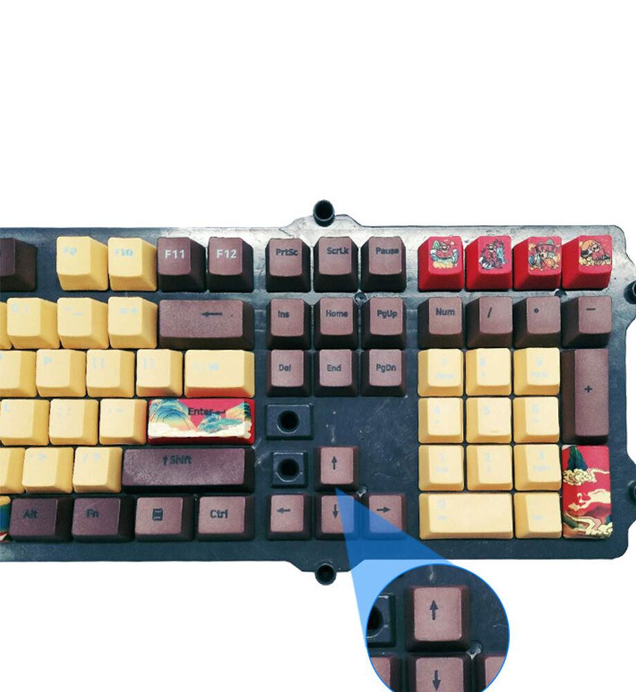 Buy Wholesale China Oshid Custom Pbt Dye Sub Sa Keycaps 104keys Backlit ...
