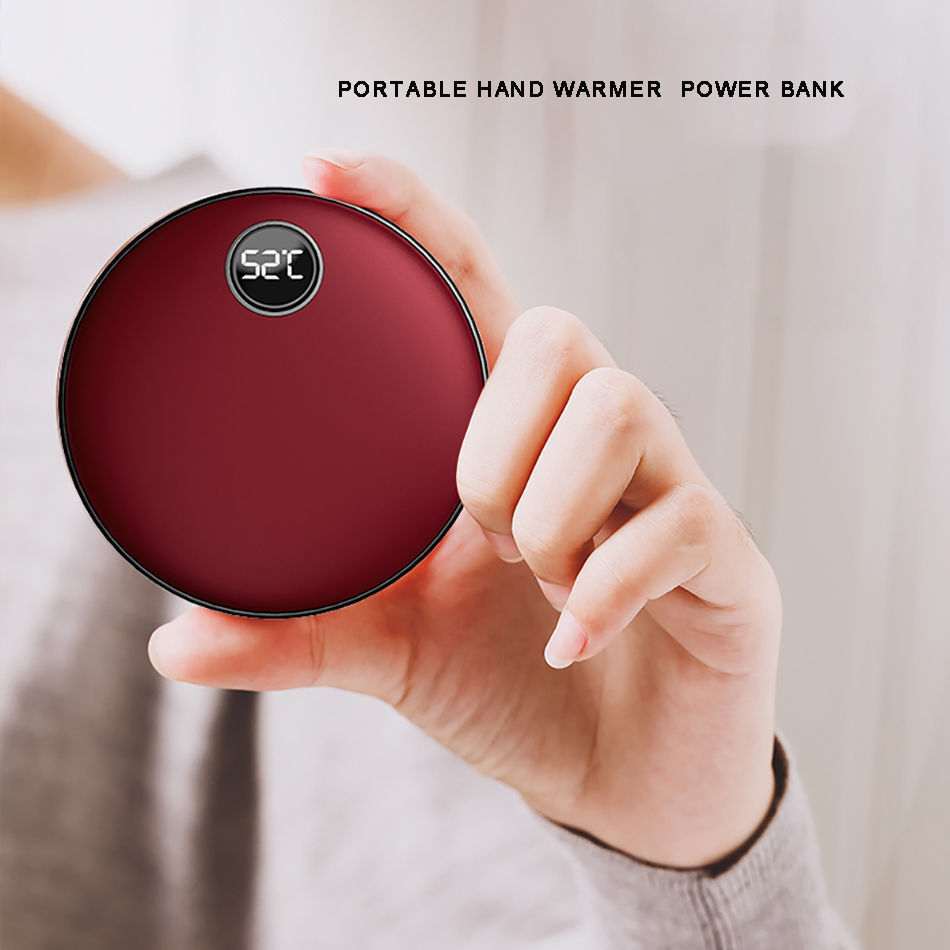 Rechargeable Hand Warmers Power Banks 5200mah Electric Portable Pocket ...