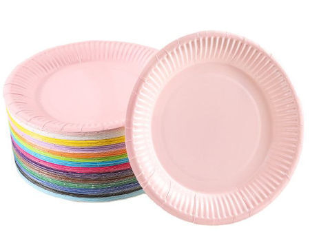 Disposable Paper Plates Can Be Used For Birthday Party Decorations ...