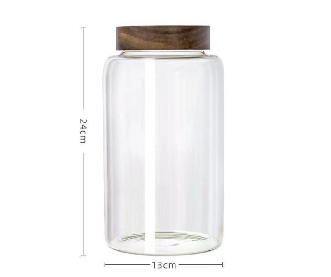 Buy Wholesale China Wholesale 13cm Diameter Screw Cap Glass Wine Jar ...