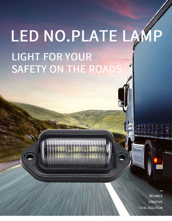Buy Wholesale China Number Plate Light Waterproof 12-24v Truck License ...
