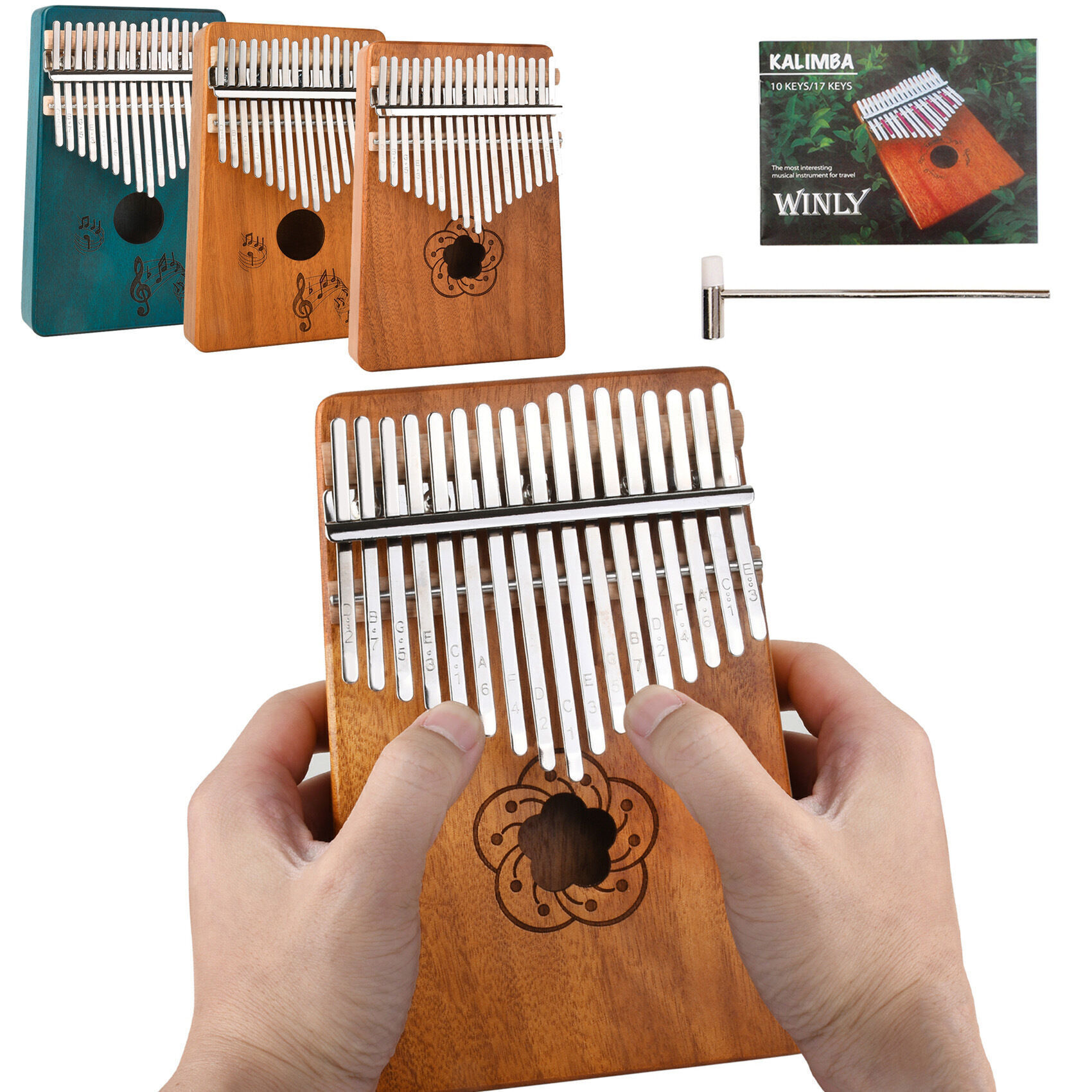 Buy Wholesale China 17 Key Acacia Wood Kalimba Eq Kalimba & Mahogany ...