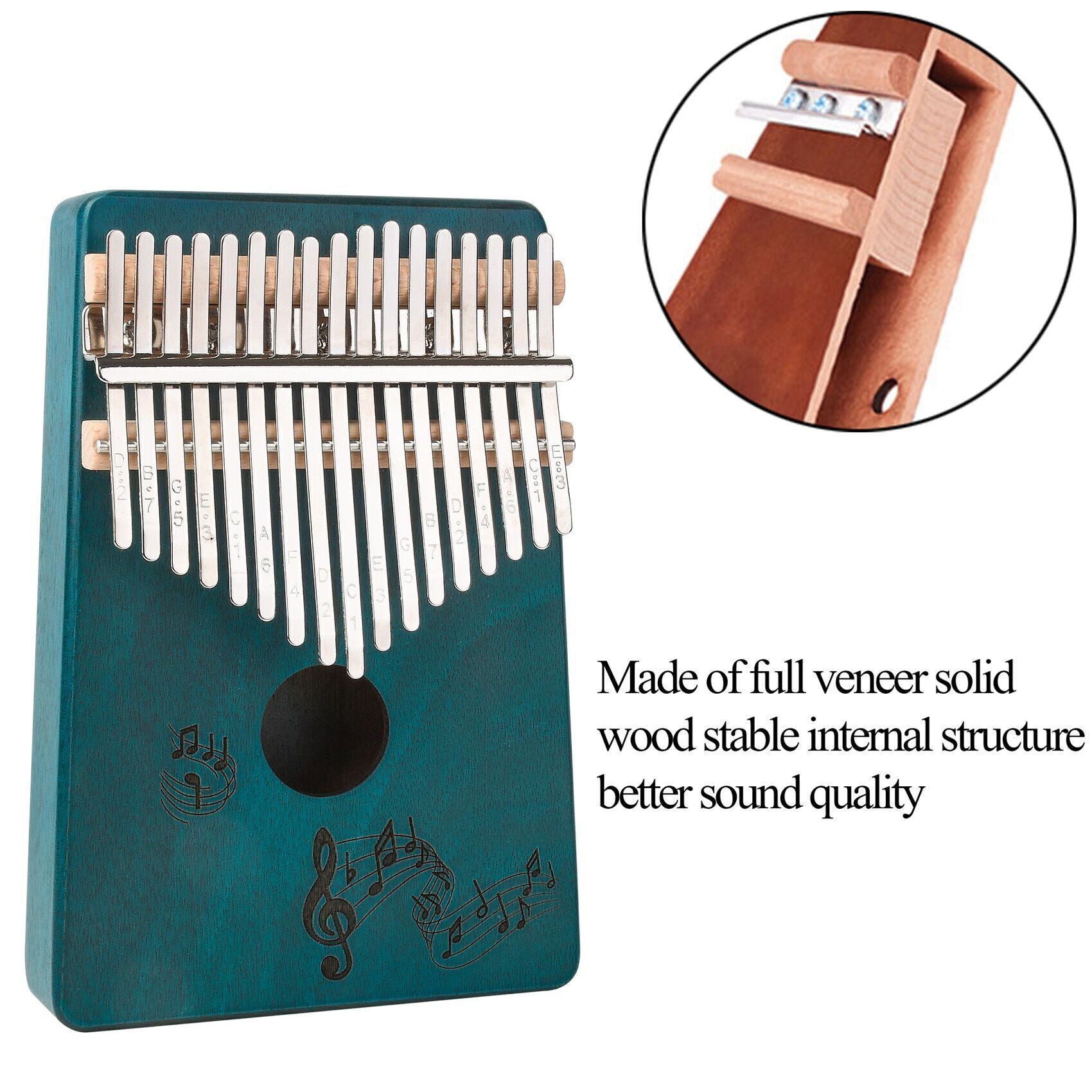 Buy Wholesale China 17 Key Acacia Wood Kalimba Eq Kalimba & Mahogany ...