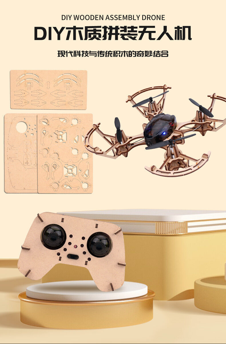 Hoshi Hs109-4 Diy Drone Kit With Camera Educational Toys For Kids ...