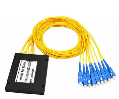 1 To 8 Abs Box Type Fiber Optic Plc Splitter With Sc Upc Connector ...