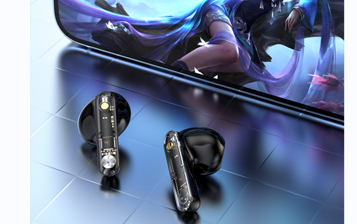 Buy Wholesale China Transparent Tws Bluetooth5.3 Headphones True ...