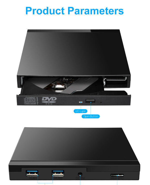 Buy Wholesale China External Dvd Players 3 In 1 Hub With 2 Usb 3.0 ...