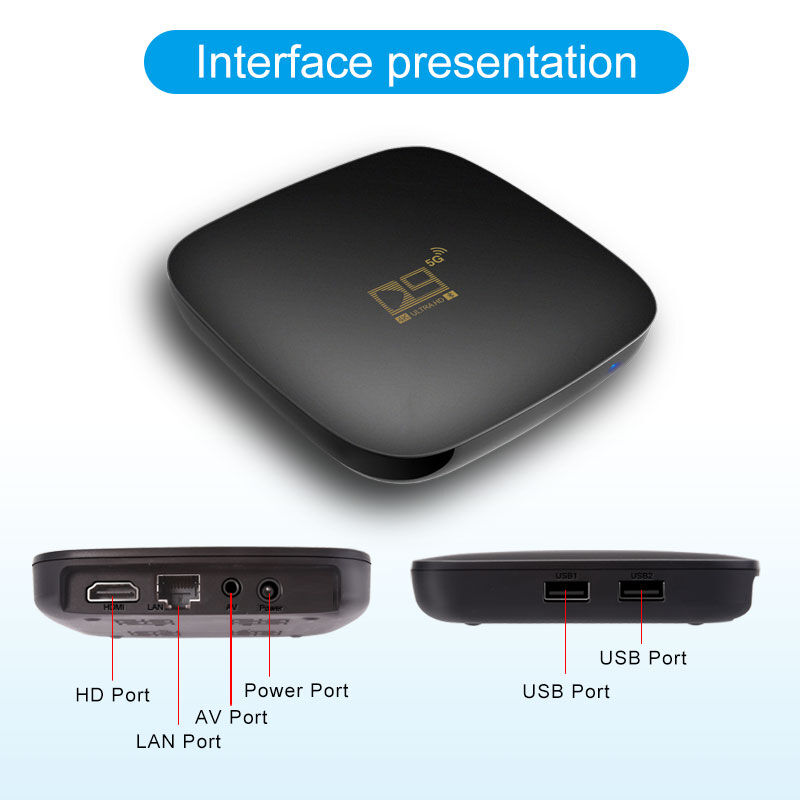 Factory Tv Box D9 2.4g 5g Wifi With Bt Firmware Update Android 10 11 ...