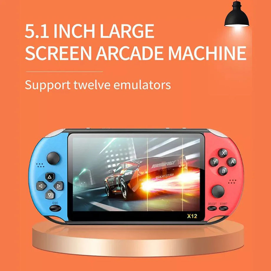 Buy Wholesale China X12 5.1 Inch Handheld Video Game Console 8gb Built ...