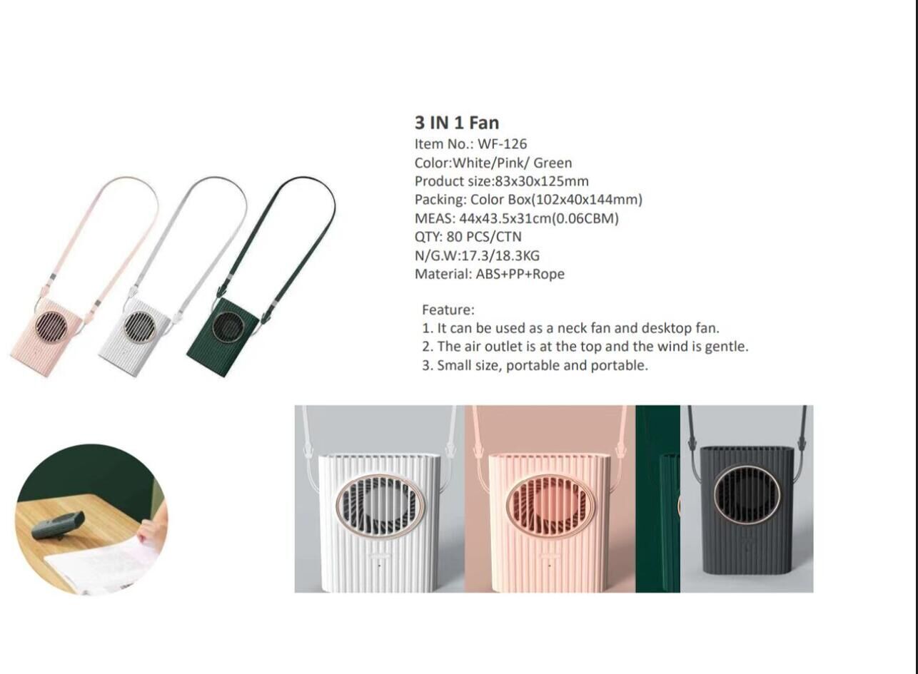 Buy Wholesale Hong Kong SAR Handheld Fan Portable Neck Mini Fan ...