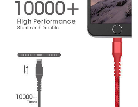 Buy Wholesale China Mfi Certified Lightning Cables Nylon Braided 2m ...