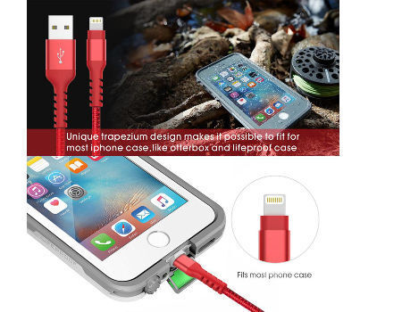 Buy Wholesale China Mfi Certified Lightning Cables Nylon Braided 2m ...