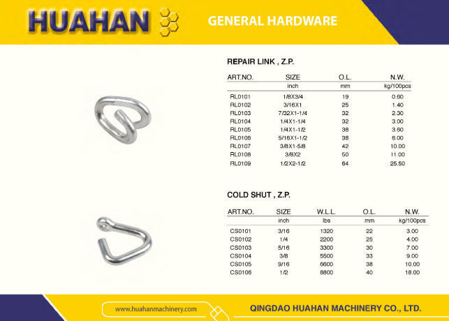 Bulk Buy China Wholesale Factory Price Repair Link, Zinc-plated ...