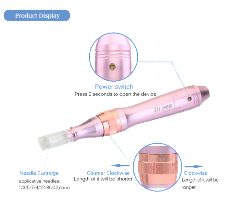 Buy Wholesale China Derma Pen Professional Kit Multi-function Electric ...