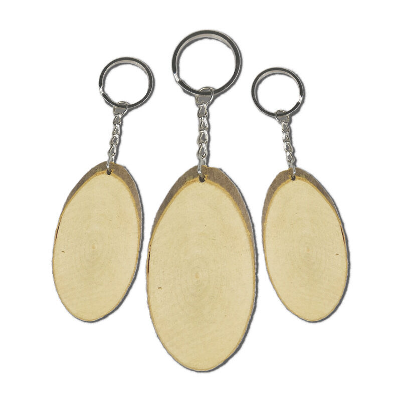 Buy Wholesale China Diy Custmized Printed Logo Wooden Keychains Wooden ...