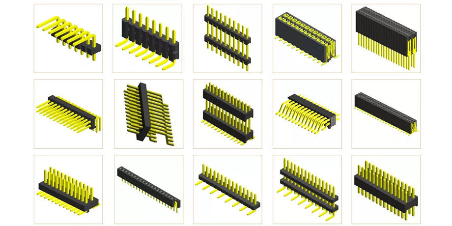 Buy China Wholesale Bottom Entry Female Socket Pin Headers And Mating ...