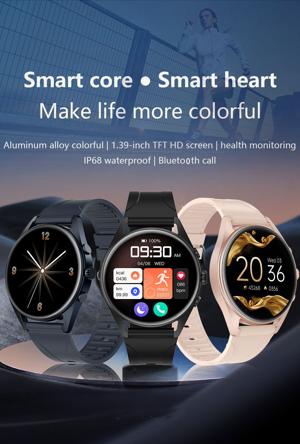 Buy Wholesale China Newest Arrival Vlc303 Smart Watches 300mah Battery ...