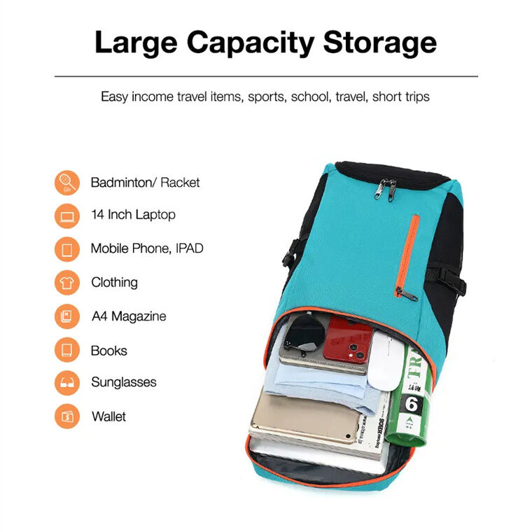 Customized Large Capacity Canvas Sport Duffel Bags Badminton Racket Bag ...