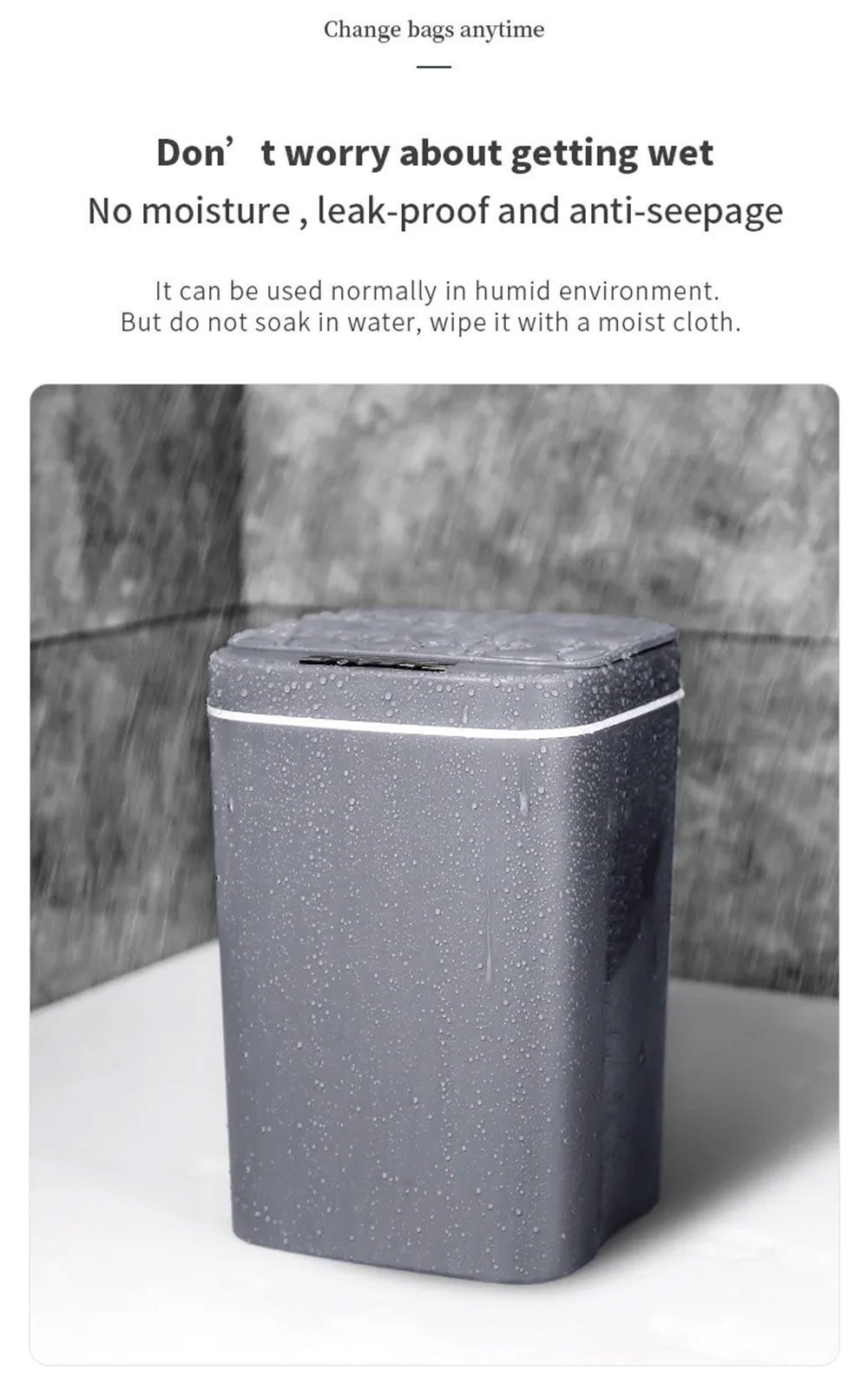 Buy Wholesale China Smart Induction Trash Can Automatic Dustbin Bucket ...