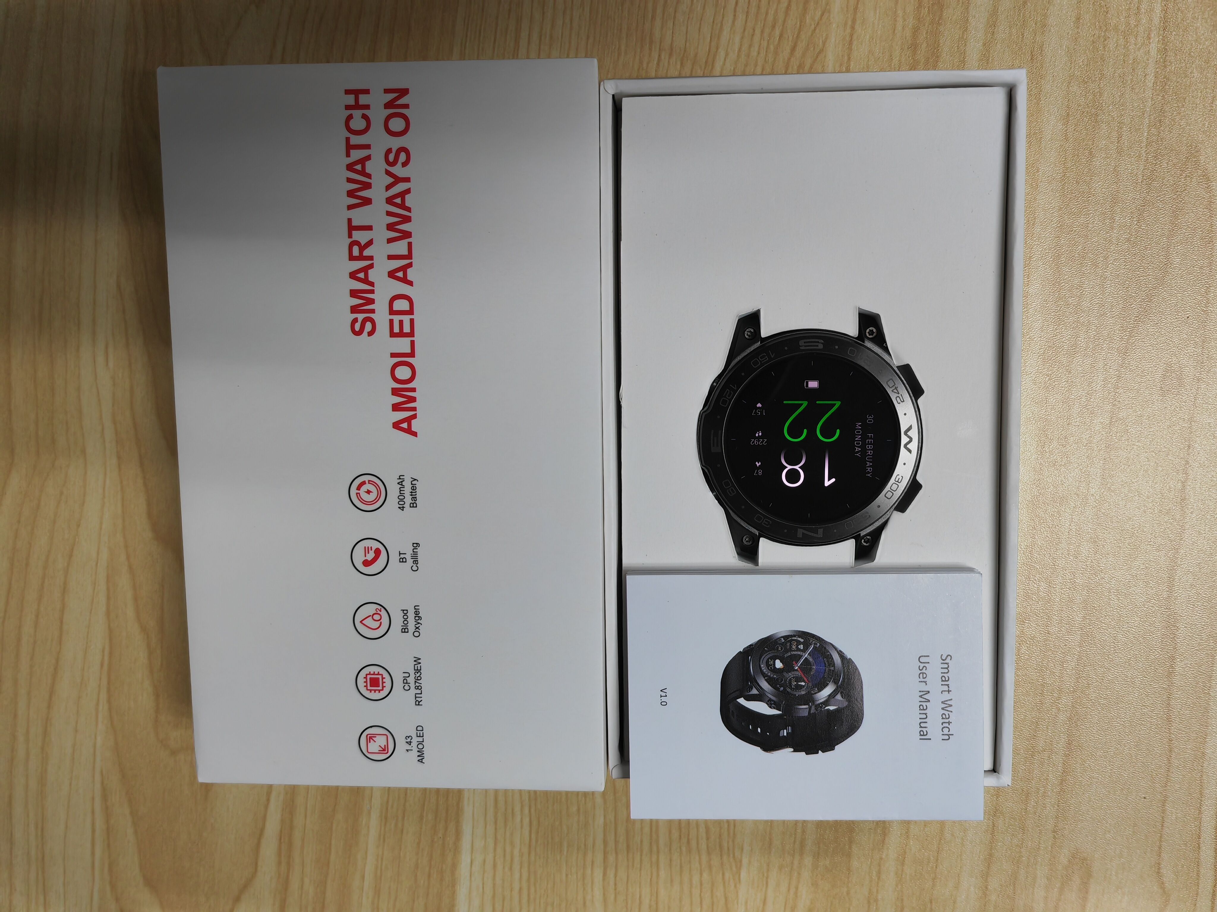 New Arrival Vdm50 Smartwatch 1.43inch Amoled Screen Watch Heart Rate ...