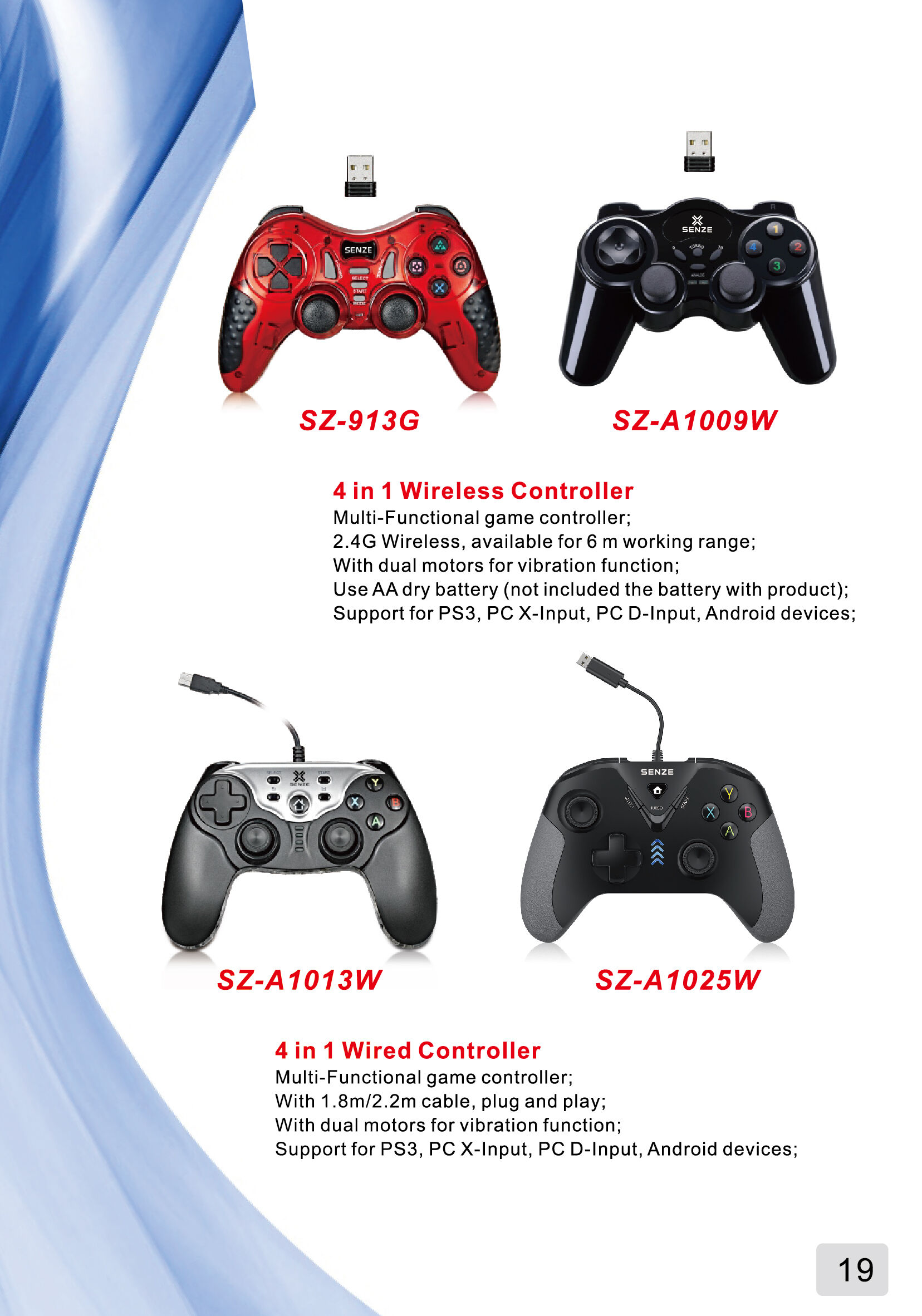 Buy Wholesale China Factory Oem Usb Wired Pc Game Controller For Pc X ...
