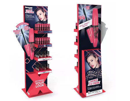 Buy Wholesale China Pop Floor Display Stand For Hair Dye Cardboard ...