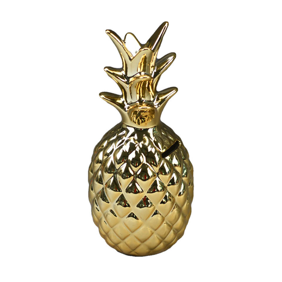 Pineapple Shaped Piggy Banks Saving Coin Ceramic Money Box For Home ...