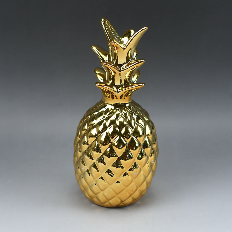 Pineapple Shaped Piggy Banks Saving Coin Ceramic Money Box For Home ...