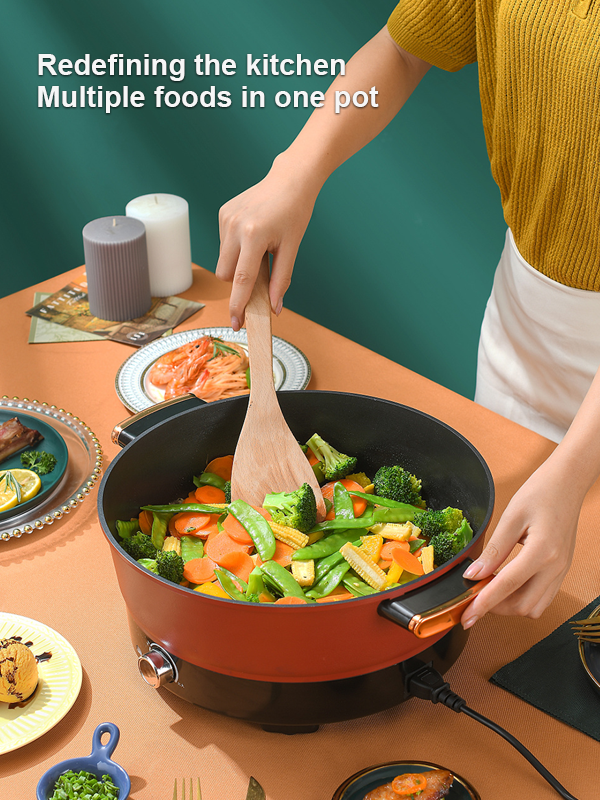 2-in-1 Aluminum Household Large Capacity Hot Pot Bbq Grill Cooking Pot ...